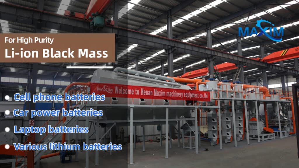 Lithium battery dismantling equipment Henan Maxim Machinery Equipment ...